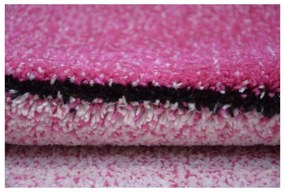Dětský kusový koberec Sovy růžový 240x330cm