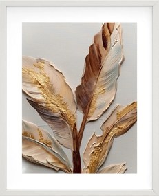 Tištěný obraz s rámem 40x50 cm Golden Strelitzia – Styler