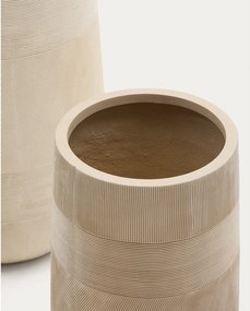 Obaly na květináče v sadě 2 ks z cementu ø 45 cm Tival – Kave Home