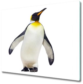 Skleněná krájecí deska tučňák