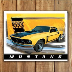 Plechová cedule Ford Mustang Boss 302