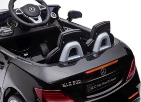 LEAN CARS Elektrické autíčko Mercedes SLC 300 LED MP3 černé