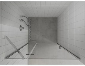 Mexen Roma otočné sprchové dveře 105 cm, Průhledné, Chromovaná - 854-105-000-01-00