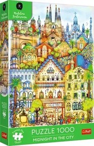 TREFL Puzzle Premium Plus Půlnoc v Barceloně / 1000 dílků / 68,3 x 48
