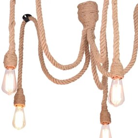Lustr na lanku ROPE CASA 5xE27/12W/230V pavouk