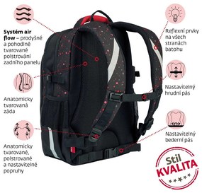 Stil - školní batoh Midi Dotty