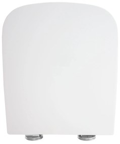 Gamma Viana, toaletní WC deska s pomalým zavíráním, duroplast, EasyClean, bílá lesklá, GMA-D6