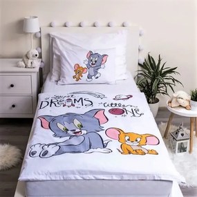 Jerry fabrics Disney povlečení do postýlky Tom &amp; Jerry 050 baby 100x135 + 40x60 cm