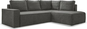 XXXLutz ROHOVÁ SEDAČKA, textil, tmavě šedá MID.YOU - Sedací soupravy - 001454003612