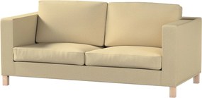 Potah na pohovku IKEA Karlanda rozkládací, krátký barva zelená látka pletený vzor