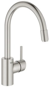 Grohe Concetto - Páková dřezová baterie, supersteel 32663DC3