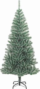 Umělý vánoční stromeček se sněhem a LED osvětlením 210 cm 3396830
