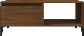 vidaXL Konferenční stolek 90x50x36,5 cm kompozitní dřevo [821059] Barva: Bílá