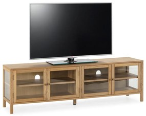 TV stolek v dekoru dubu v přírodní barvě 160x50x40 cm Ceci – MOME