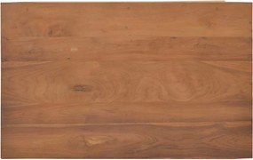 TV skříňka s kolečky 80 × 50 × 42 cm masivní teakové dřevo 326130