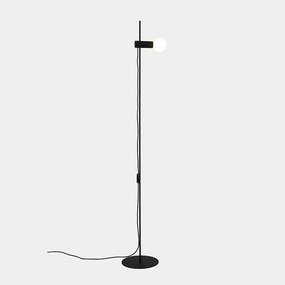 Minimalistická stojací lampa Nude Vertical Floor Barva: Černá
