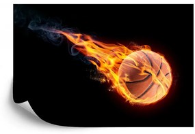 Fototapeta Ohnivý Basketbal Omyvatelný vlies 520x318