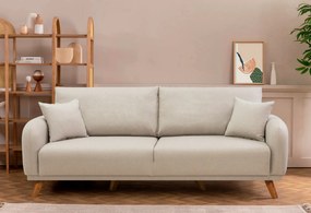 Set křesla a pohovky HERA krémový 237 cm