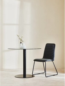 Kulatý jídelní stůl se skleněnou deskou ø 90 cm Metropolitan – Premier Housewares