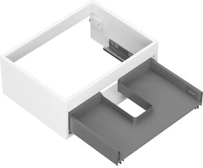 Mexen Box-A, závěsná skříňka 60 cm, 1 zásuvka, bílá matná, 91AX0-0600-235-1-01