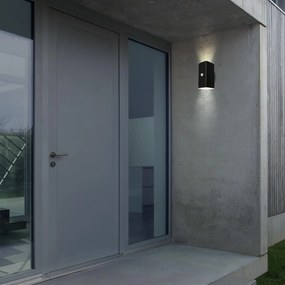 BRI 3788015 Kona LED venkovní nástěnné svítidlo, pohybové čidlo, soumrakový senzor, nabíjecí - BRILONER
