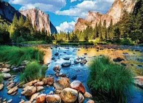 EUROGRAPHICS Puzzle Yosemitský národní park / 1000 dílků / 68 x 49 cm