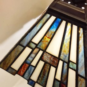 Elstead INGLENOOK vitrážová stolní lampa 1x E14