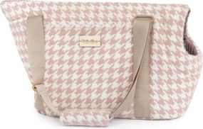 Muffin&Berry Cestovní taška pro psy Tweed Daphne růžová Velikost: S