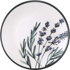 Sada 6 kameninových mělkých talířů Herbal 25 cm