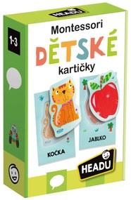 HEADU: Montessori dětské kartičky