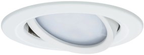 Paulmann 93682 LED Nova Plus Coin, bílá zápustná bodovka 3x6.8W 2700K stmívatelná, průměr 9,3 cm, IP65