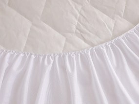 XPOSE® Prošívaný chránič matrace Exclusive - bílý 90x200 cm