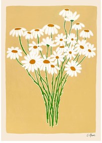 Plakát 30x40 cm Daisies – Carla Llanos – The Poster Club