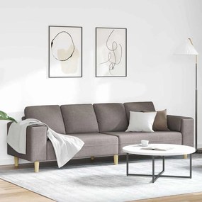 Pohovka do obývacího pokoje Taupe 250 x 77 x 76 cm Polyester 3335086