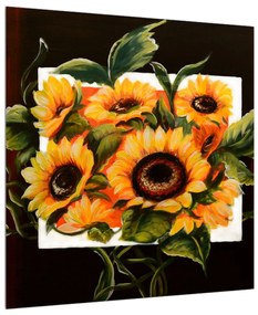 Obraz slunečnic (50x50 cm)