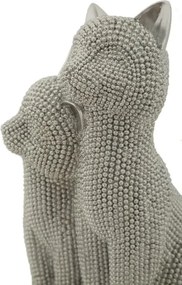 Dekorativní soška Sparky 21 cm stříbrná