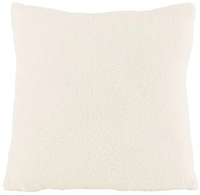 Bílý polštář Teddy Bouclé White - 45*45 cm