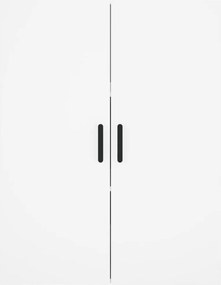 Skříň highboard bílá 69,5 x 34 x 180 cm kompozitní dřevo 3195795