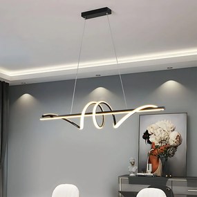 Toolight Toolight, LED stropní svítidlo 120cm, 50W, 3000K, LHJ023-CP, černá matná, OSW-50011