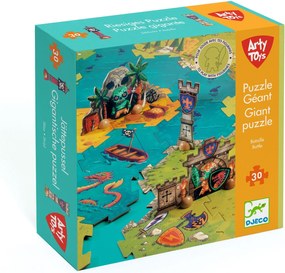 DJECO Gigant puzzle Bitva-30 pcs
