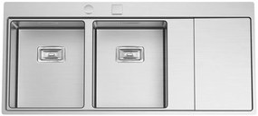 Sinks XERON 1160 DUO levý 1,2mm RDXEK11652022L