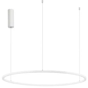 LED lustr Tarquin 80 bílé