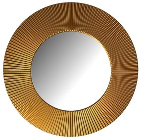 Amadeus Kulaté zrcadlo SLUNCE 50cm Bronzová barva černá patina