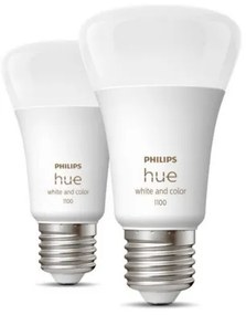 LED žárovka E27 Philips Hue 2ks 9W (75W) White and Color Ambiance (2000-6500K/RGB) stmívatelná