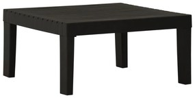 Zahradní stolek k lehátku plast šedý 315851