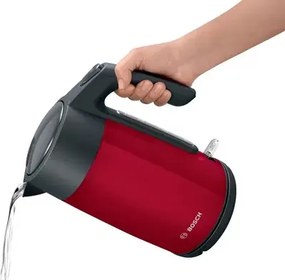 BOSCH TWK7L464 červená / Rychlovarná konvice / 2400 W / 1.7 l