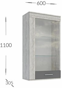 Casarredo Obývací stěna VITO sonoma/wenge