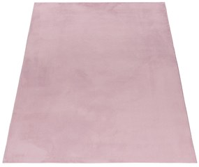 Ayyildiz, Kusový koberec Pouffy 5100 Rose, 60x110, růžová, obývací pokoj