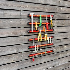 Costway Sada 12 magnetických lišt na nářadí, délka 46 cm