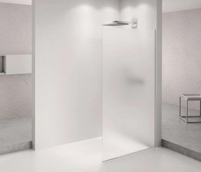 Polysan Architex - Sprchová stěna 136,2x210 cm, Antidrop, matné sklo/chrom AXC140MT